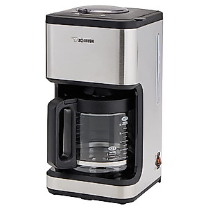 Zojirushi EC-EJC120 Coffee Maker Dome Brew Classic, StainlessSteel and Black