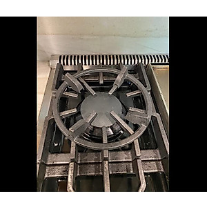 Uniflasy Cast Iron Wok Ring Burner Grate for Gas Stove for Samsung NX58H5650WS, NX58H5600SS, Frigidaire FPGF3077QF GE Appliances JGBS66REKSS Whirlpool