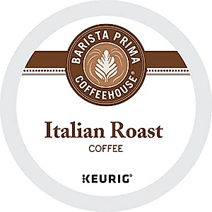 Barista Prima Coffeehouse Italian Roast, Keurig Single Serve K-Cup Pods, Dark Roast Coffee, 48 Count (Pack of 1)