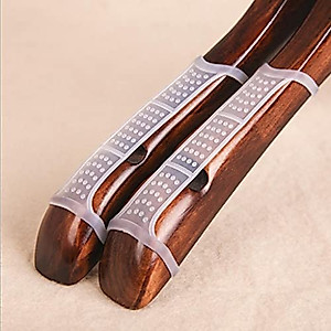 100x Stretchy Anti-Slip Silicone Hanger Grips Clothes Hanger Strips Pads