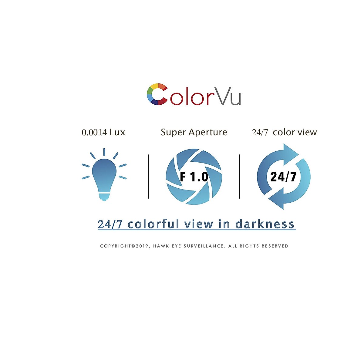 4MP Full Time Color PoE IP Camera - Compatible with Hikvision DS-2CD2T47G2-L 24/7 Color Night View H.265+ Outdoor Bullet Network Security Camera 4mm, English Version, Firmware Upgradable
