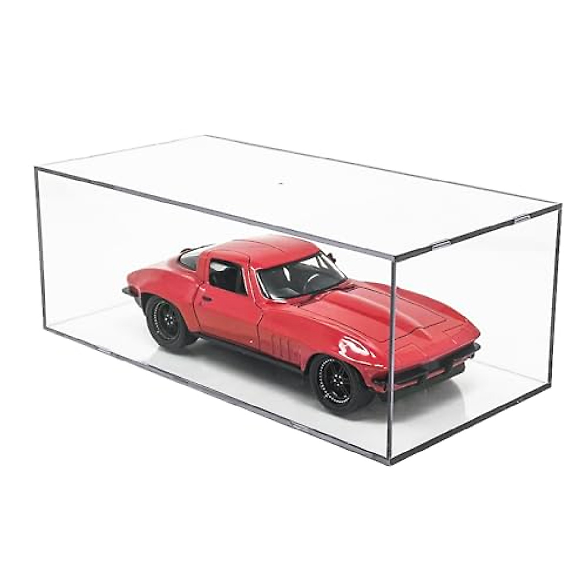 THE ORIGINAL BALLQUBE Race Car Display Case 1:24 Scale Die Cast Display Case Die Cast Box Square Clear Memorabilia Die Cast Race Car Holder