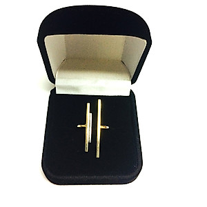 Jewelry Affairs 14k Yellow Gold Triple Bar Bypass Ring, Size 7