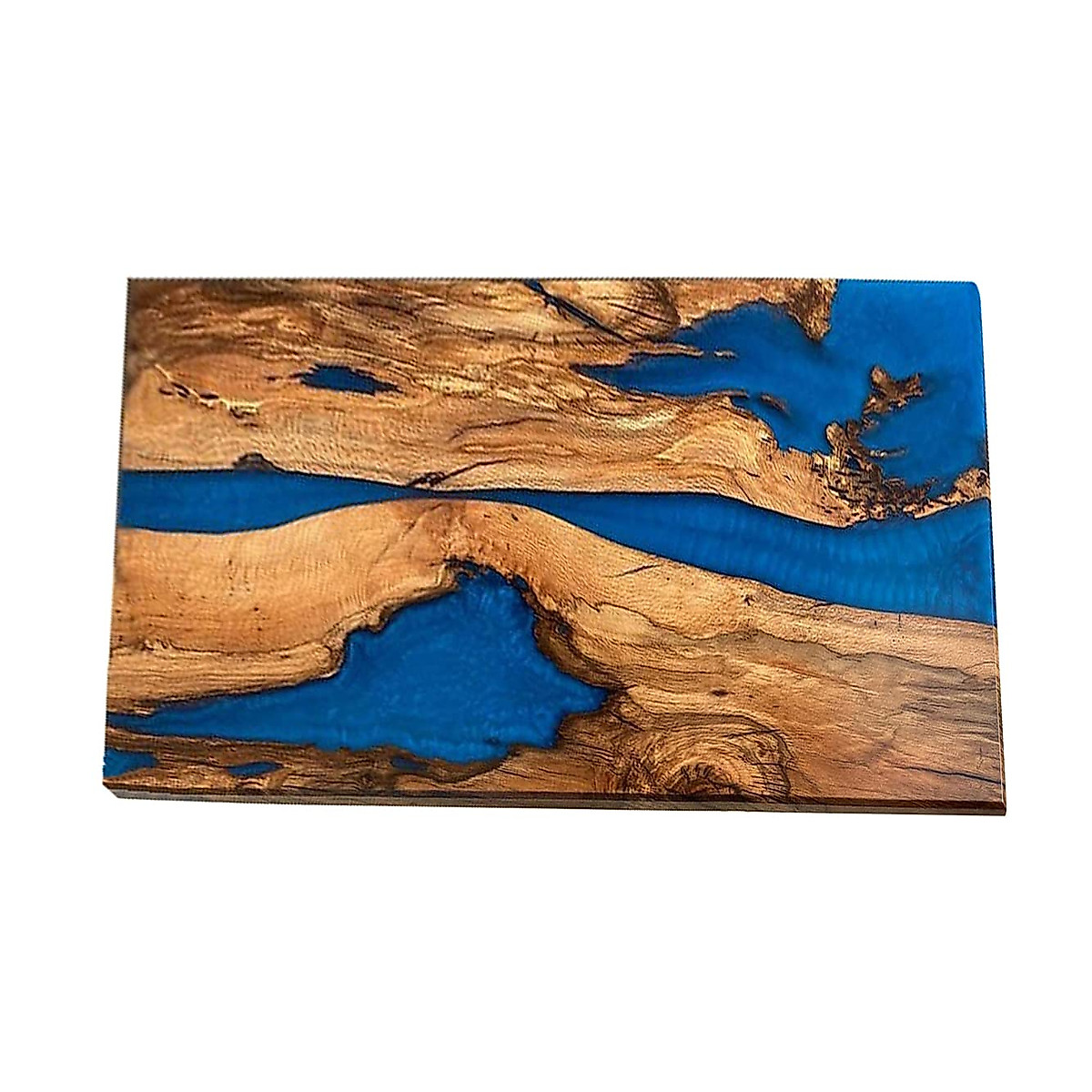 Live Edge Wooden Table, Epoxy Table, Epoxy Resin River Table, Natural Wood,Dining Table, Natural Epoxy Table, Resin Table 54" x 27" Inch