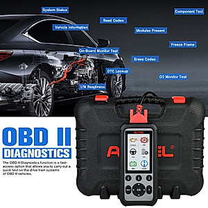 Autel MaxiDiag MD806 PRO Scanner: 2024 Full System Diagnostic Scan Tool w/ 7 Hot Services, Upgrade Ver. of MD808 MD806 MD805 MD802, Oil Reset BMS SAS Throttle A/F EPB, AutoScan Free Update, Scan Print