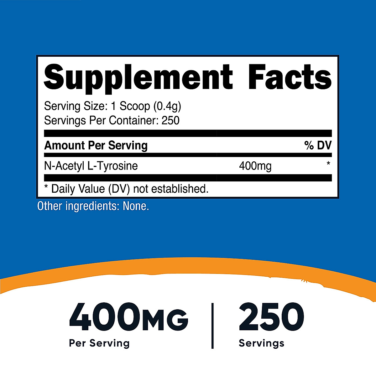 Nutricost Pure N-Acetyl L-Tyrosine (NALT) Powder 100 Grams