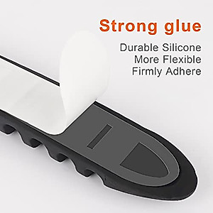 DASIGJID Cable Organizer Cord Holder - 6 Packs Desk Self Adhesive Cable Management Clips for USB Charger Nightstand Power Cord Mouse Wire for Car Office Home