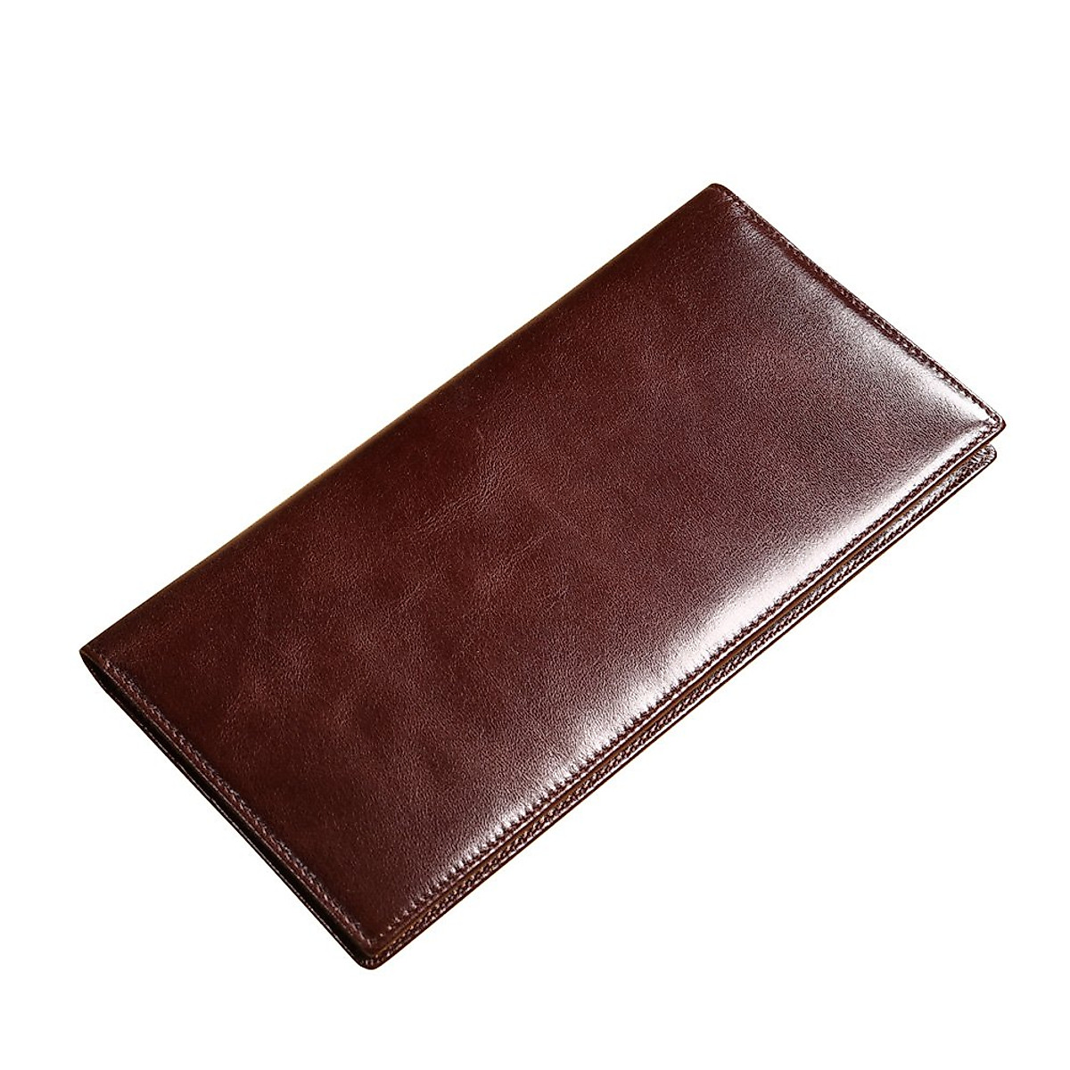 MANBANG Genuine Italian Leather Handbag Organizer Card Case Long Bifold Wallet