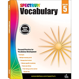 Spectrum Vocabulary, Grade 5