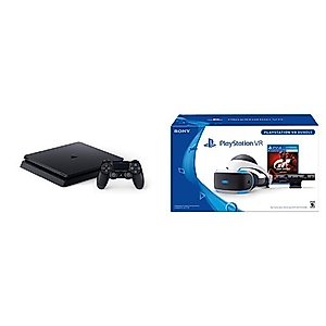 PlayStation 4 Slim 1TB Console + PlayStation VR Gran Turismo Sport Bundle
