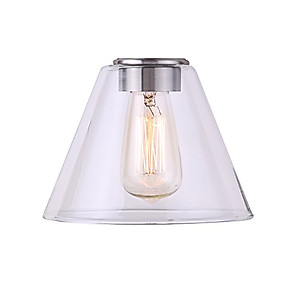 Canarm IVL628A02BN LTD Larken 2 Vanity Light, Brushed Nickel with Clear Glass