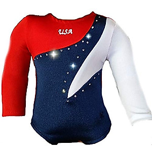 2024 American Doll Girl USA Gymnastics Doll Clothes Set with Leotard, Mat, Olympic Medal and Hair Accessory. 4 PCS in All! Doll Not Included