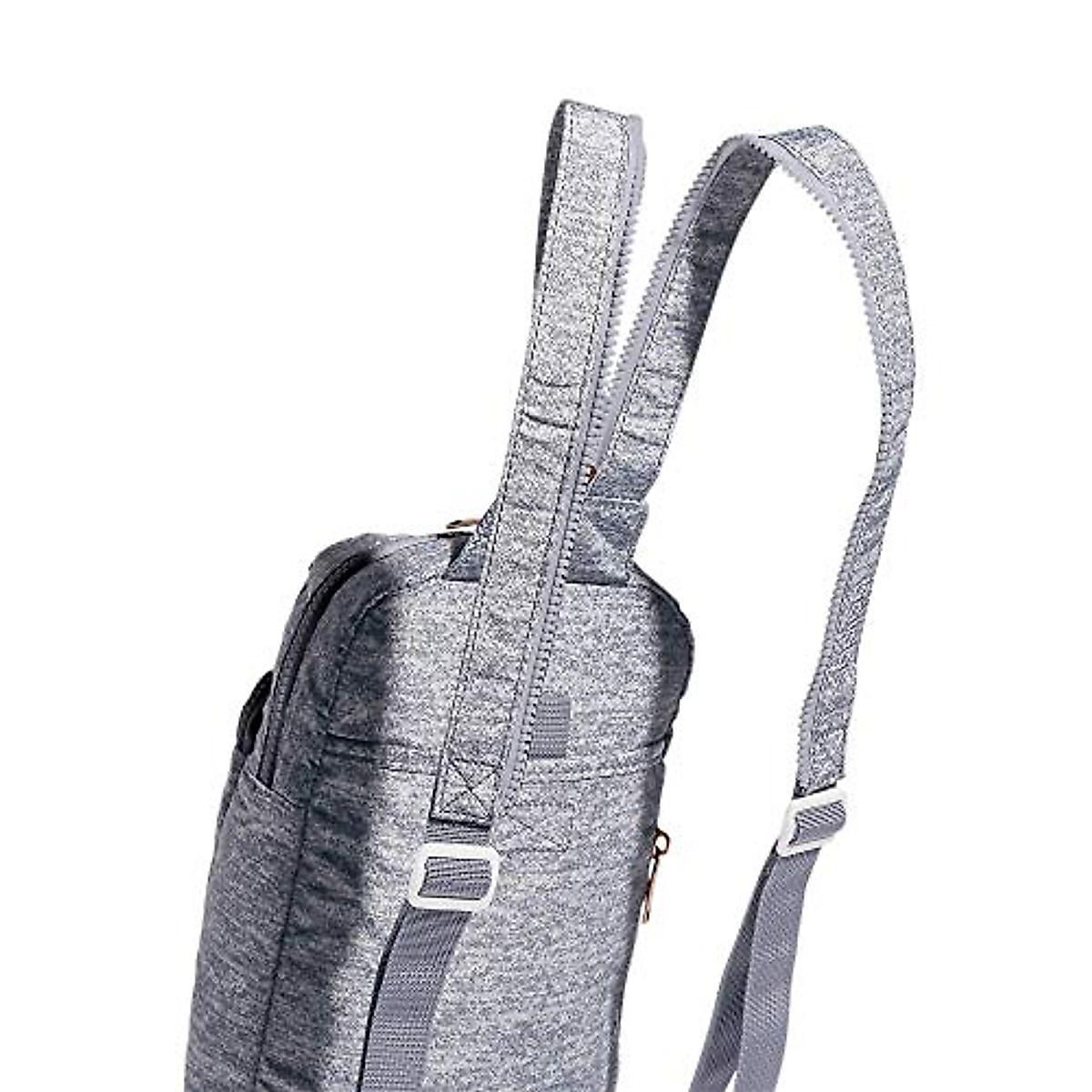 adidas Women's Essentials Convertible Crossbody Sling Bag, Jersey Grey/Rose Gold/Onix Grey, One Size