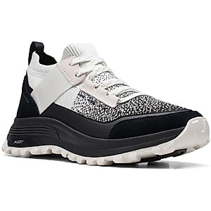Clarks Women's ATL Trek Knit Sneaker, Off White Text, 8