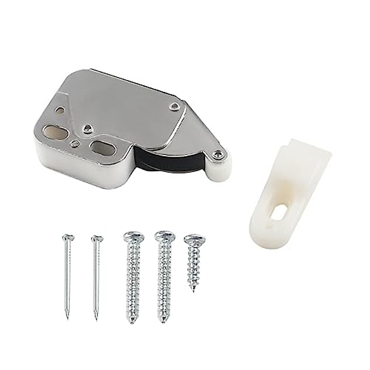 kmobruzy 2-Piece/Set Elephant Trunk Hook Lock Cabinet Door Cabinet Door Latches Lock Steel Door Latches Cabinet Door Lock Durable Cabinet Door Lock