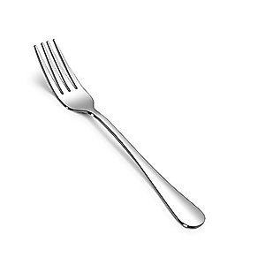 ELLERT 12-Piece Dinner Forks Silverware Set,Food-Grade Stainless Steel Table Forks,Salad Forks,Mirror Polished,Dishwasher Safe,Use for Home,Kitchen or Restaurant (Silver 8 Inches)