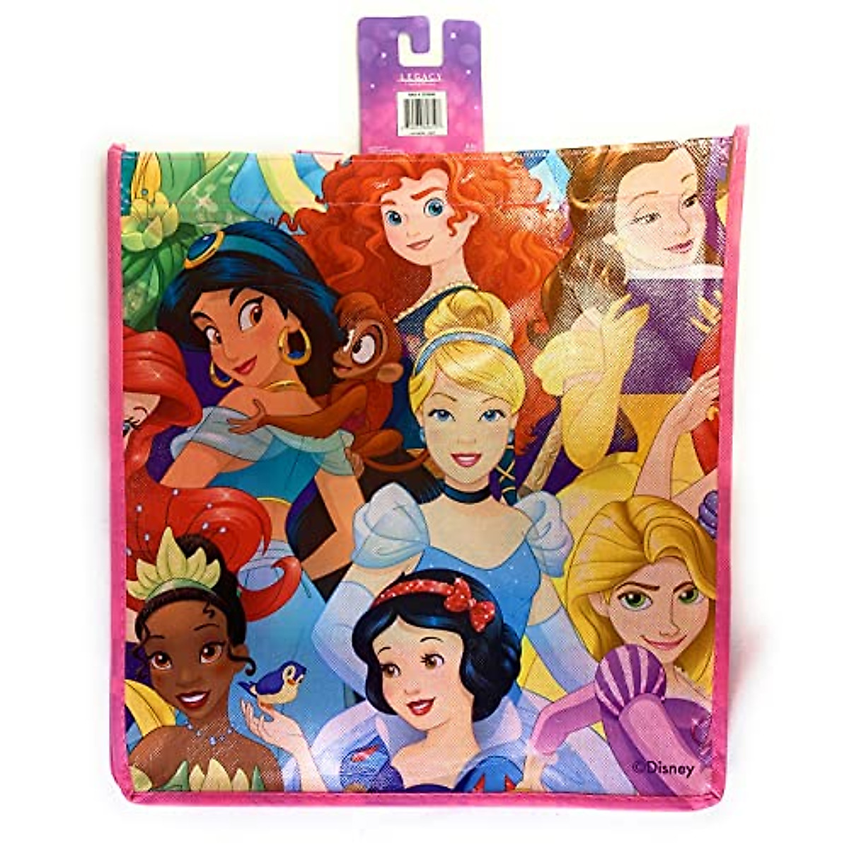 Sketchbook Disney Princess Reusable Tote Bag - 12.5 x 13 Inch