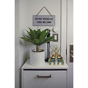 sugutee Good Luck Elephant Decor for Home, Large Gold Elephant Statue for Home Decor, Small Elephant Figurines and Statues (1 Pcs Small)