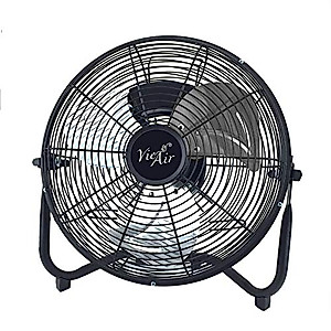 Vie Air Industrial Fan Collection, 18 Inch, Black