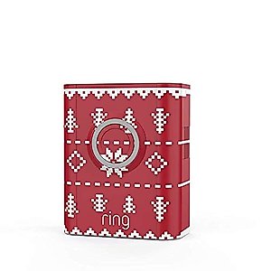 Ring Interchangeable Faceplate for Doorbells - Video Doorbell 3, Video Doorbell 3 Plus, Video Doorbell 4, Battery Doorbell Plus, Battery Doorbell Pro - Christmas