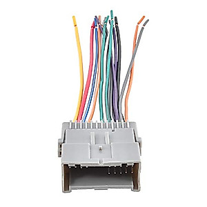 RED WOLF Car Radio Stereo Wiring Harness W/Antenna Adapter Connector Plug Replacement for GM Chevy GMC Suburban Buick Cadillac 2002-2008 Early Model