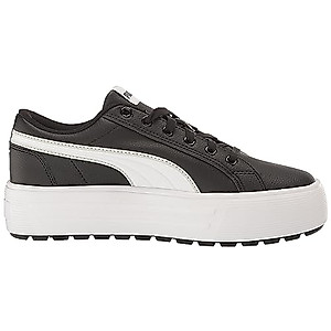PUMA Women's KAIA 2.0 Sneaker, PUMA Black-PUMA White-Ash Gray, 8