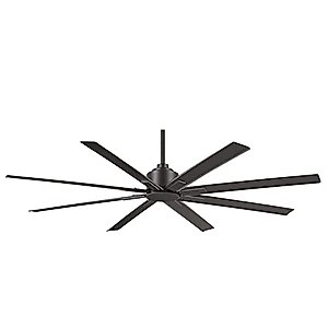 MINKA-AIRE Xtreme H2O - 65-inch Ceiling Fan F896-65-SI, Smoked Iron, Reversible with Remote Control