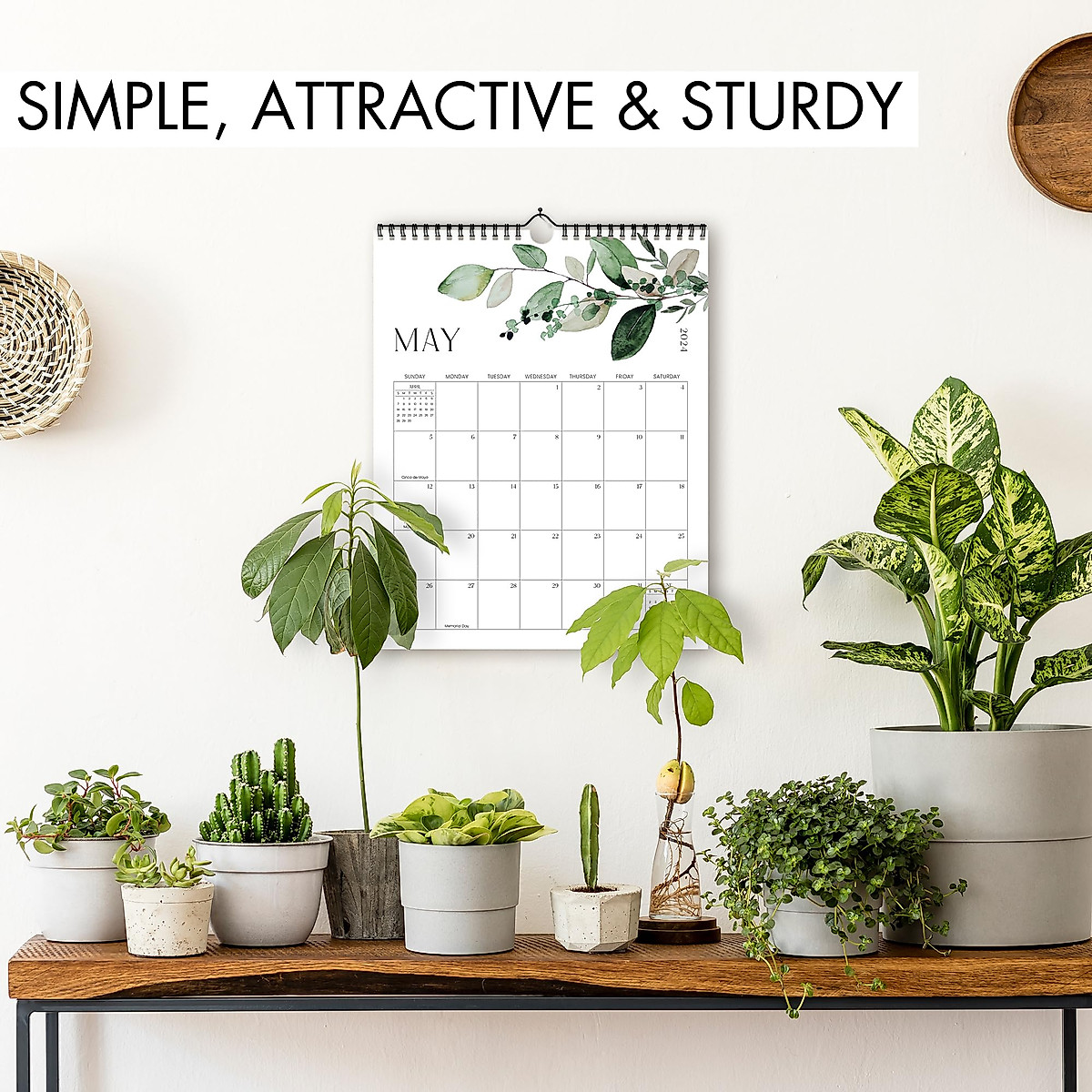 Aesthetic Greenery 2024 Wall Calendar - Runs from June 2023 Until December 2024 - The Perfect 2023-24 Calendar and Monthly Planner for Easy Organizing Description of the issue - Please update the title of the following ASIN B0C1KGC93W in order to improve