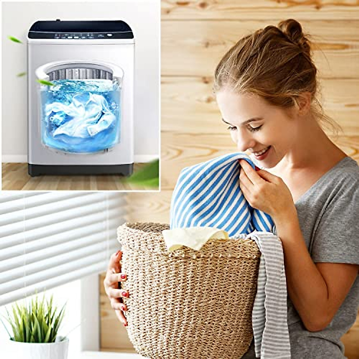 NATRUTH Washing Machine Cleaner Descaler 30 Pack,Triple Decontamination Remover with Natural Formula,Deep Cleaning Tablets For HE Front Loader & Top Load Washer