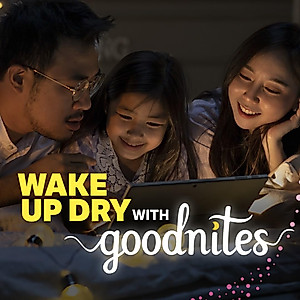 Goodnites Girls' Bedwetting Underwear, Size S/M (43-68 lbs), 99 Ct (3 Packs of 33), Packaging May Vary