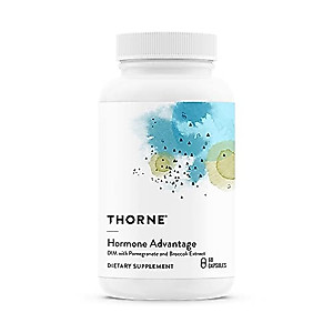 Thorne Hormone Advantage - Estrogen Metabolism Support & Hormone Balance for Men & Women - Featuring DIM and Pomegranate Extract - 60 Capsules