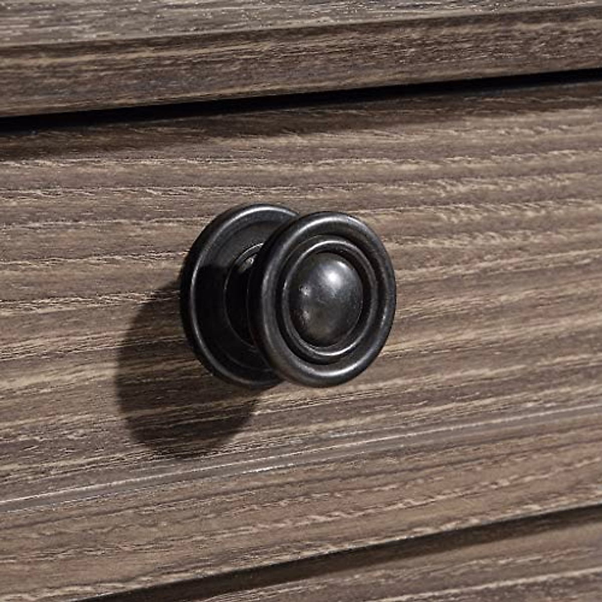 Sauder Hammond L-Desk, L: 65.12" x W: 65.12" x H: 30.0", Emery Oak Finish