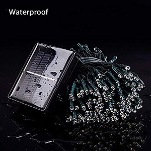 Solar String Lights, 200 LED 72ft Christmas Lights String, Outdoor String Lights, LED Lighting String 8 Modes Waterproof, Outdoor Decorations for Home Party Garden Patio Yard Holidday Lawn Purple