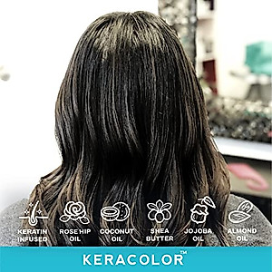 KERACOLOR Clenditioner ESPRESSO Hair Dye - Semi Permanent Hair Color Depositing Conditioner, Cruelty-free, 12 Fl Oz