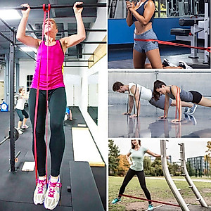 Exercise-Bands - Pull up Assistance Workout Bands for Women Long Resistance Loop Bands Perfect for Gym Home or Travel