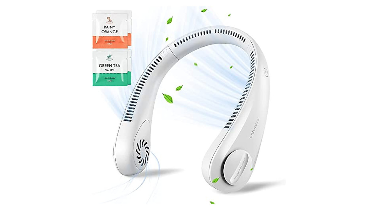 Portable Neck Fan with Aromatherapy – Stay Cool Anywhere