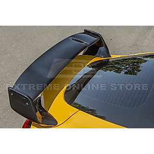Extreme Online Store Replacement for 2020-Present Toyota A90 A91 Supra | ST Style Rear Trunk Lid Wing Spoiler (ABS Plastic - Painted Glossy Black)