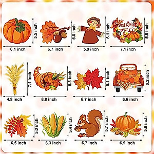 54 PCS Fall Party Hanging Decorations Fall Hanging Swirls Autumn Foil Swirls Spirals Autumn Harvest Ceiling Streamers for Happy Fall Party Supplies Thanksgiving Baby Shower Birthday