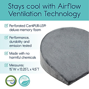 hiccapop Pregnancy Pillow Wedge for Maternity | Memory Foam Maternity Pillows Support Body, Belly, Back, Knees