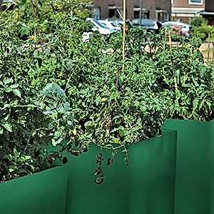 Pack 2 of Garden Raised Planting Bed with 4 Partition Grids,Durable PE Planter Bags for Vegetables,Suitable for Potato/Tomato/Flower/Garden Containers (2)