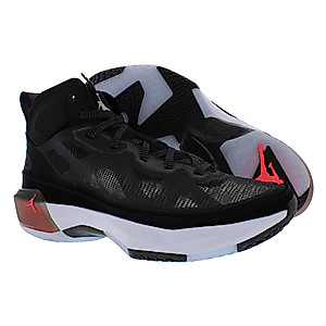 Nike Men's Air Jordan XXXVII Basketball Shoe (Black/White/Hot Punch/Multi-Colour, us_Footwear_Size_System, Adult, Men, Numeric, Medium, Numeric_10)
