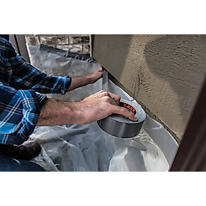 T-Rex 240998 Ferociously Strong Tape, 1.88 Inches x 35 Yards, Waterproof Backing, Dark Gunmetal Gray, Single Roll