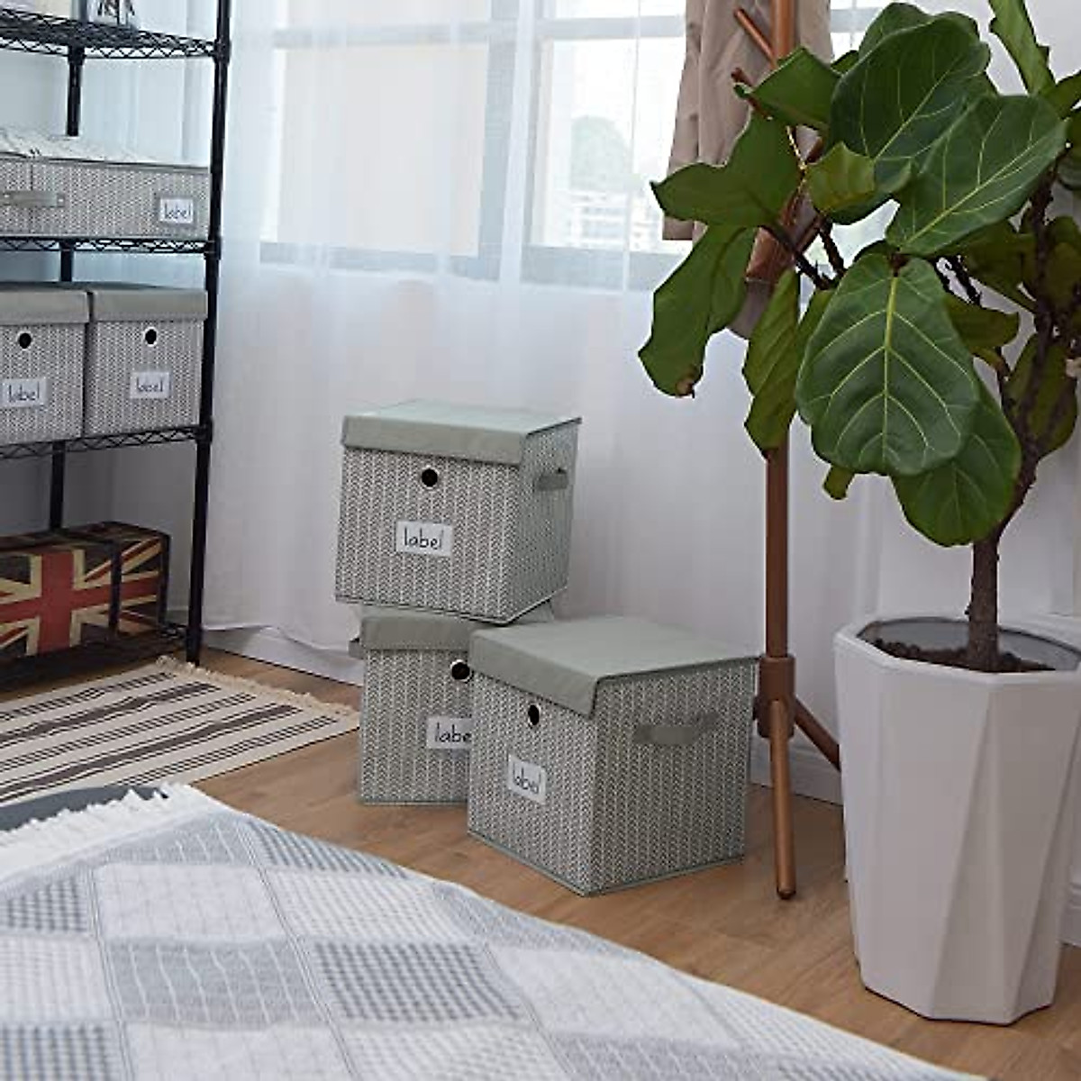 GRANNY SAYS Bundle of 1-Pack Hanging Organizer for RV Closet & 3-Pack Storage Cubes for Organizing