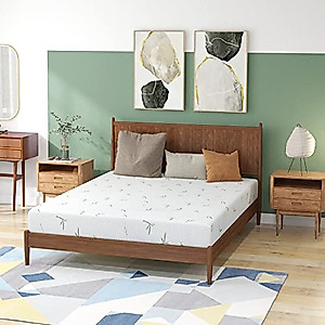 wOod-it Queen Mattresses, 6 inch Mattress Queen Size Memory Foam Bed in A Box Cooling Gel Medium Firm