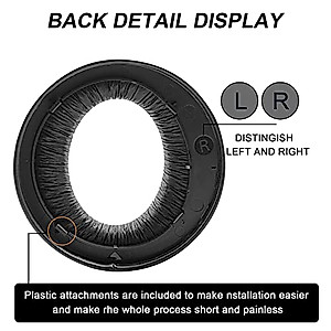 GVOEARS Ear Pads Cushions Replacement for Sony Playstation 5 PS5 Pulse 3D Wireless Headset (Cooling-Gel Black)
