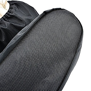 LUCK COLLECTION Premium Reusable Shoe and Boot Covers for Contractors, Durable Non-Slip Water-Resistant (Large)