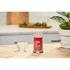 Yankee Candle Macintosh Signature Medium Pillar Candle, 14.25oz