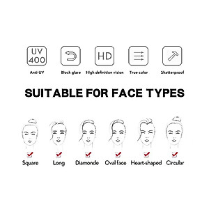 NLEYANB 8 Pairs Wholesale Classic Oversized Designer Fox Cat Eye Sunglasses for Women Men 100% UV Protection