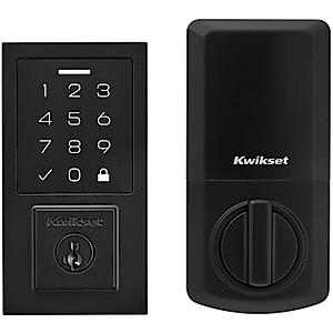 Kwikset 9270CNT-514S Kwikset 9270CNT-S SmartCode Deadbolts Touchscreen Single Cylinder Keyless Entry Deadbolt with UL Fire Rating and Smartkey Technology