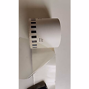 IDIK Compatible Brother DK-22113 Durable Film Tape - Wide - Black Print on Clear - 2.4" x 50'(62mm x 15.24M) 1 Roll per Box, DK-2113